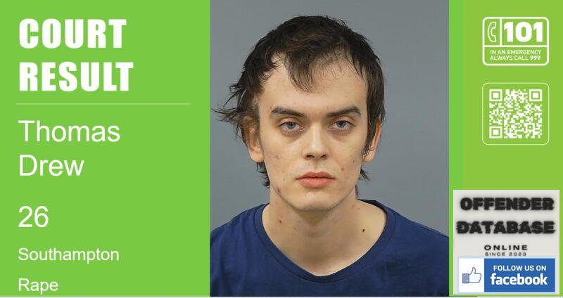 Thomas Antony Drew Southampton Rapist