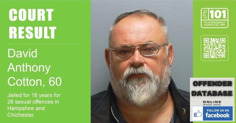 David Anthony Cotton Leigh Park Paedophile