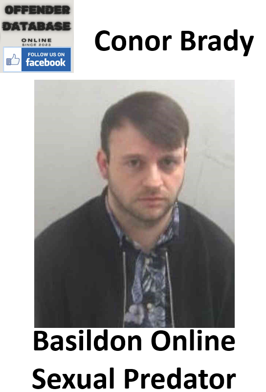 Conor Brady Basildon Online Sexual Predator