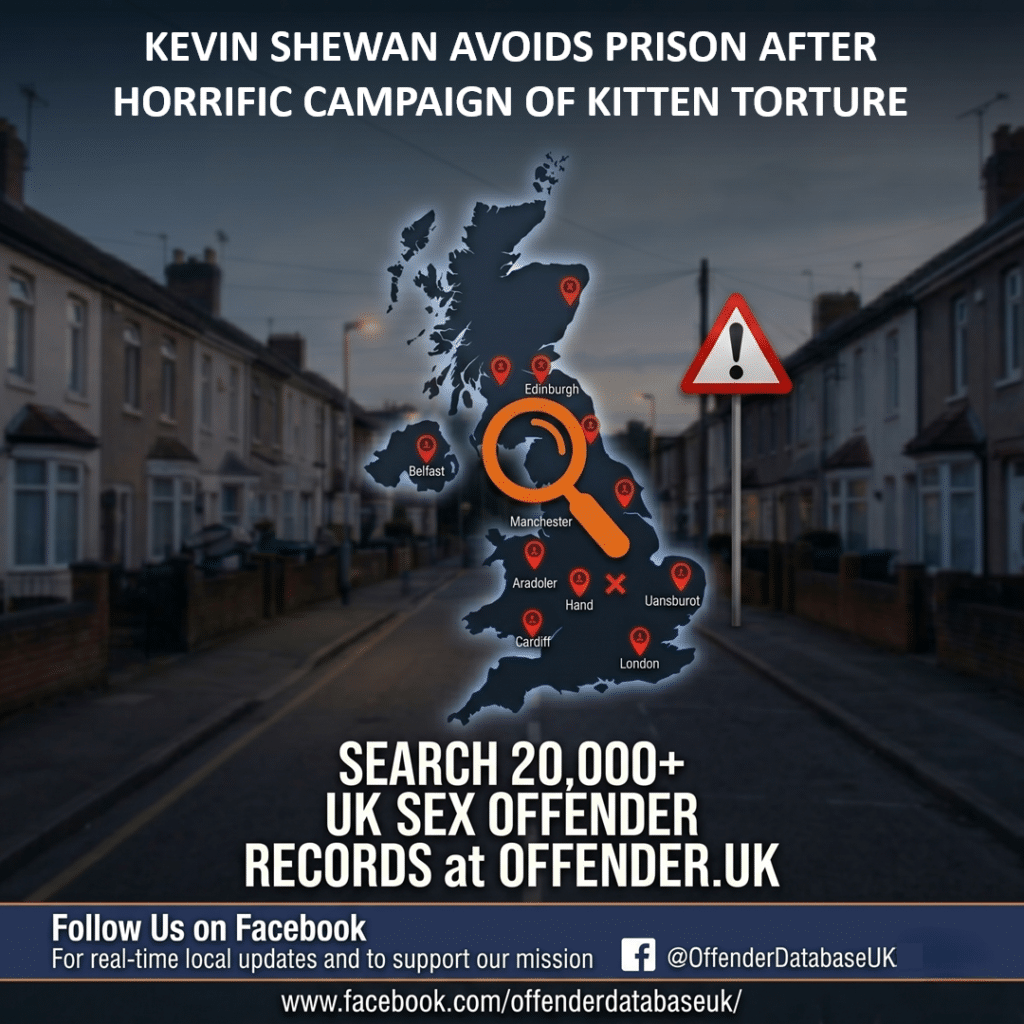 KEVIN SHEWAN AVOIDS PRISON AFTER HORRIFIC CAMPAIGN OF KITTEN TORTURE ...